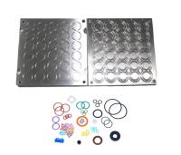 China Silicone Compression Moulding Rubber Mold 1000K Shots Custom Color for sale