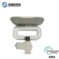 China Customized Wheat Straw Plastic Biodegradable Painted Surface Finished USB Parts 400 Options for sale