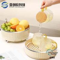 China Injection Molding Assembly for Eco-Friendly yellow Fruit tray for sale
