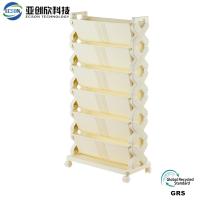 China Customizable modern design style and movable bookshelf for sale