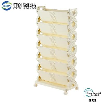 China Customizable modern design style and movable bookshelf for sale