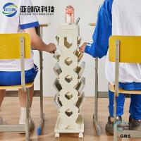 China Customizable modern design style and movable bookshelf for sale