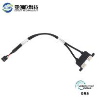 China Customized Plastic Injection Molding Parts Adapter Cable SGS Certificate for sale