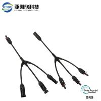 China Custom CNC Machining Plastic Parts for Y-Shaped Photovoltaic Connector ±0.01mm Tolerance for sale