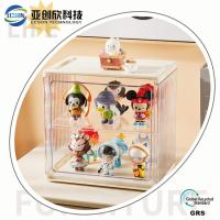 China Transparent Plastic Injection Mold Tooling Double Layer PET Toy Storage Box OEM for sale