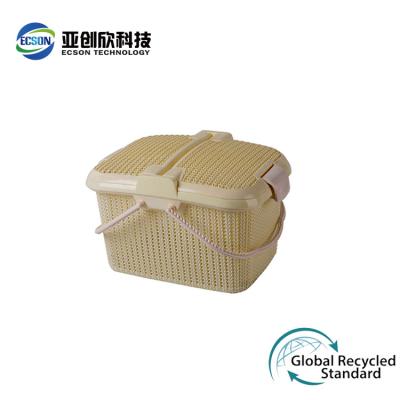 China Custom White Injection Molded Parts Multi Cavity Molding Assembly Hot / Cold Runner for sale
