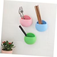 China Customized Circular Bathroom Suction Cup Holder With Various Colors For Storage for sale