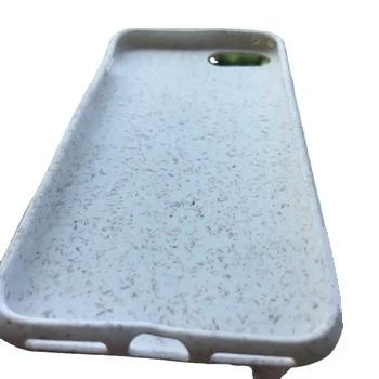 China Custom Wheat Straw Plastic Parts for Electronic Appliances Painted Silk Screen RS Passed for sale