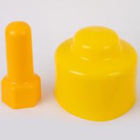 China Precision CNC Machining Plastic Parts Custom Color Hexagonal screw sleeve for sale