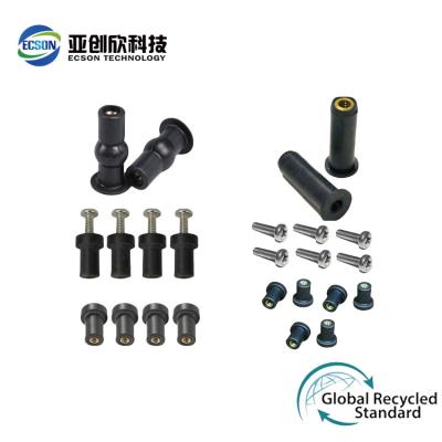 China Custom Plastic Injection Molding Parts for Toilet Cover Screws ±0.01mm Tolerance for sale