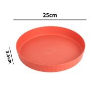 China Custom Wheat Straw Plastic Parts PP Thickened Circular Dining Plate Various Colors OEM for sale