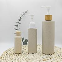 China Wheat Straw Shampoo Bottle Eco Friendly Degradable Empty 8oz 10oz 16oz Custom for sale