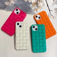 China iPhone 15 Pro Max TPU Phone Case 3D Magic Cube Woven Pattern Anti-Fall Protective Cover for sale