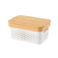 China Bamboo Lid Molded Plastic Storage Container Models With Innovative Mould Design for sale
