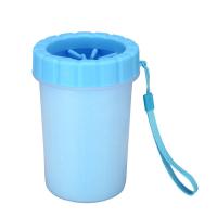 China Silicoco Custom Dog Paw Cleaner Cup Pet Foot Washing Machine Grooming Brush 500ml for sale