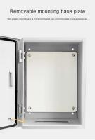 China Steel Electrical Junction Box IP65 Waterproof Dustproof Wall Mounted Enclosure 200x200x120mm for sale