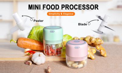 China Kitchen Food Chopper Electric Mini USB Charging Vegetable Food Processor for sale
