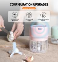 China Kitchen Food Chopper Electric Mini USB Charging Vegetable Food Processor for sale