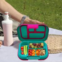 China Bento Box for Kids 4-Compartment Leakproof Lunch Container 3.33 Cups BPA-Free for sale