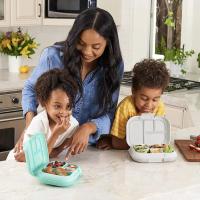 China Bento Box for Kids 4-Compartment Leakproof Lunch Container 3.33 Cups BPA-Free for sale
