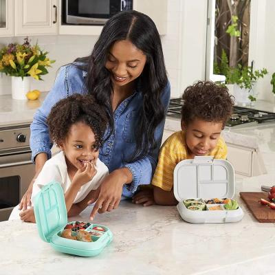 China Bento Box for Kids 4-Compartment Leakproof Lunch Container 3.33 Cups BPA-Free for sale