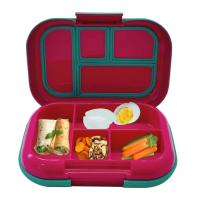 China Bento Box for Kids 4-Compartment Leakproof Lunch Container 3.33 Cups BPA-Free for sale