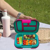 China Bento Box for Kids 4-Compartment Leakproof Lunch Container 3.33 Cups BPA-Free for sale