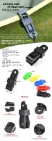 China Ecson Heavy Duty Tarp Clips 10 Pack with Bungee Cords Lock Grip for Tent Awning Car Cover Camping 0.06 lb for sale