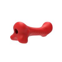 China Wholesale TPR Dog Chew Toys Barbell Design Squeaky Balls 7.22 Inch Orange Green Blue for sale