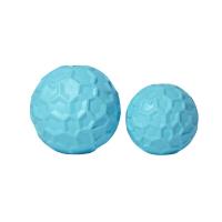 China Wholesale TPR Dog Chew Toys Barbell Design Squeaky Balls 7.22 Inch Orange Green Blue for sale