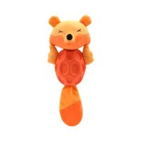 China Wholesale TPR Dog Chew Toys Barbell Design Squeaky Balls 7.22 Inch Orange Green Blue for sale