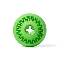 China Wholesale TPR Dog Chew Toys Barbell Design Squeaky Balls 7.22 Inch Orange Green Blue for sale