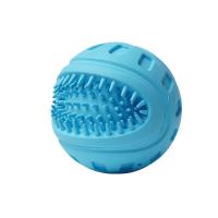 China Wholesale TPR Dog Chew Toys Barbell Design Squeaky Balls 7.22 Inch Orange Green Blue for sale
