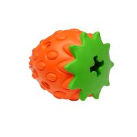 China Wholesale TPR Dog Chew Toys Barbell Design Squeaky Balls 7.22 Inch Orange Green Blue for sale