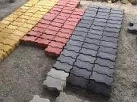 China Reusable Plastic Paving Block Mold 400x400mm for Concrete Slab Interlocking Paver Path for sale
