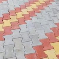 China Reusable Plastic Paving Block Mold 400x400mm for Concrete Slab Interlocking Paver Path for sale