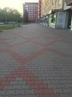 China Reusable Plastic Paving Block Mold 400x400mm for Concrete Slab Interlocking Paver Path for sale