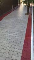 China Reusable Plastic Paving Block Mold 400x400mm for Concrete Slab Interlocking Paver Path for sale
