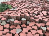 China Reusable Plastic Paving Block Mold 400x400mm for Concrete Slab Interlocking Paver Path for sale