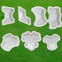 China Reusable Plastic Paving Block Mold 400x400mm for Concrete Slab Interlocking Paver Path for sale