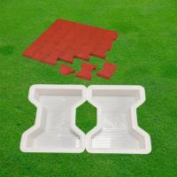 China Reusable Plastic Paving Block Mold 400x400mm for Concrete Slab Interlocking Paver Path for sale