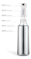 China Continuous Spray Bottle 300ml Fine Mist Sprayer BPA-Free PET Plastic Leak Proof 360 Degree Spraying for sale