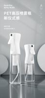 China Continuous Spray Bottle 300ml Fine Mist Sprayer BPA-Free PET Plastic Leak Proof 360 Degree Spraying for sale