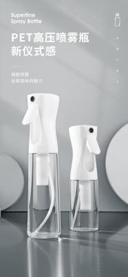 China Continuous Spray Bottle 300ml Fine Mist Sprayer BPA-Free PET Plastic Leak Proof 360 Degree Spraying for sale