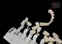 China Beige Matte Translucency Ceramic Dentures Providing Seamless Integration 400-600MPa for sale