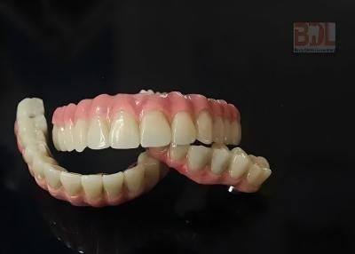 China Maloney Zirconia Bridge Implant Bar For Dental Restoration Custom No Foreign Body Sensation for sale