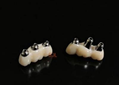 China Dental Implant Bar high fracture resistance and long term wear resistance crown body made of zirconia or reinforced composite resin for sale