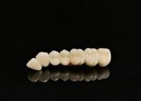 China Displayed to user Porcelain Fused To Metal Crown customized dental crown ensuring optimal fit biocompatibility and natural tooth color matching for sale