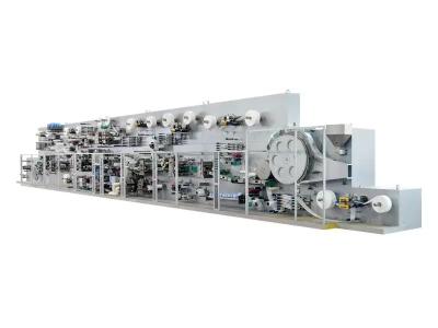 China Automatic Elastic Waistband Baby Diaper Machine Baby Diaper Manufacturing Machine for sale