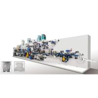 China Semi Full Servo Automatic Under Pad Sanitary Napkin Adult Baby Diaper Production Line for sale